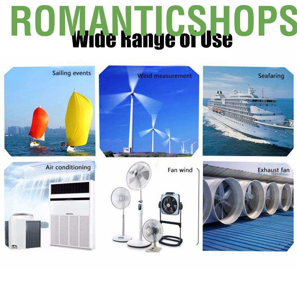 Romanticshopssss Walfront UA965 Hand‑Held Anemometer Mini Digital Wind ...