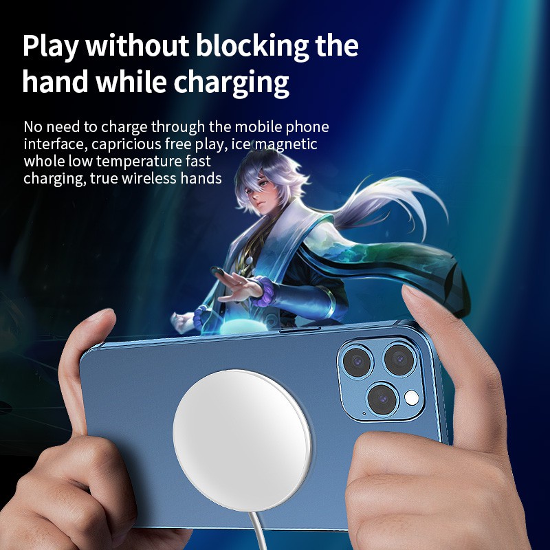 Ultrathin 15W MagSafe iPhone 12 Wireless Charger Magnetic Wireless Fast ...