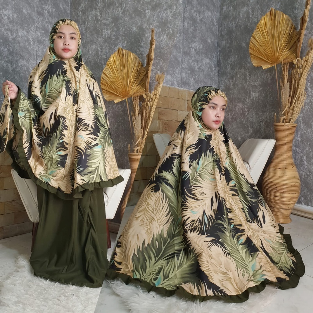 Mukena bali tazkia ชุดงานศิลปะฤดูหนาว ชุดอธิษฐาน mukenah ...