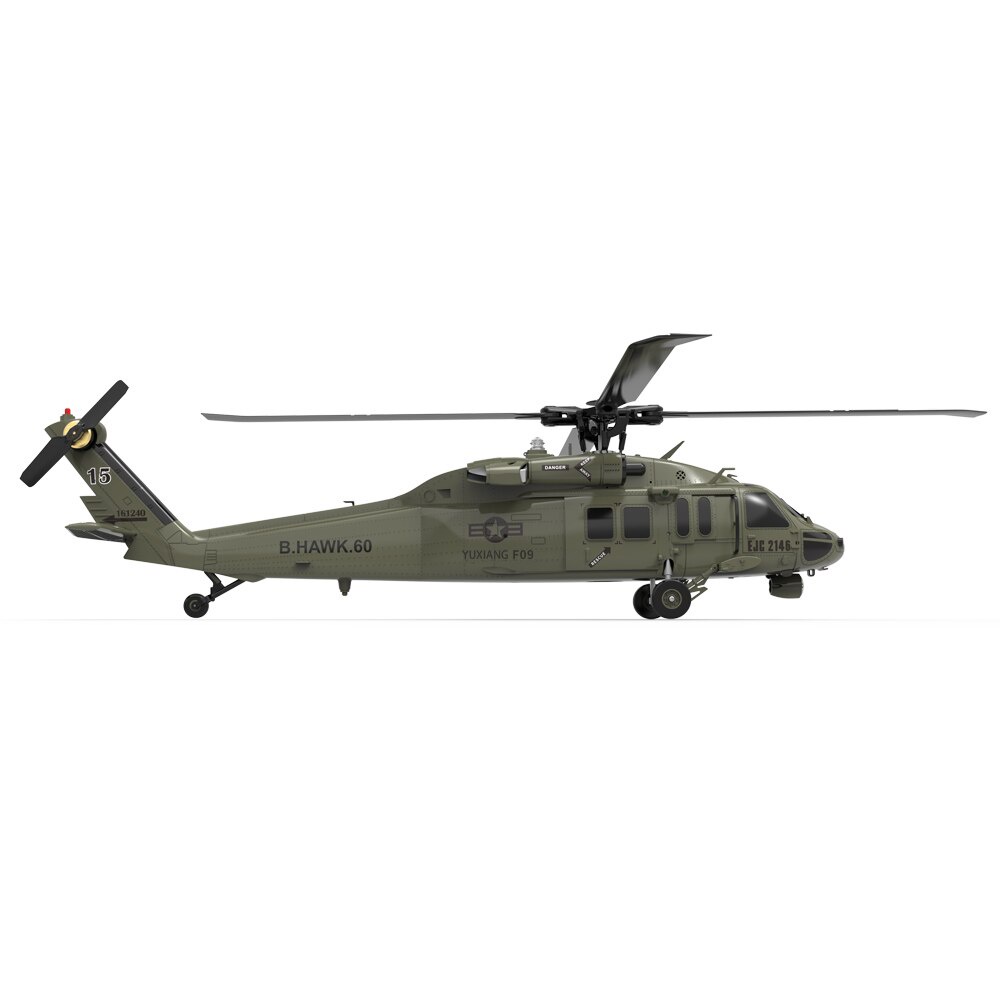 [In stock] F09 RC Helicopter 1:47 Scale Of The UH60-Black Hawk 6 ...