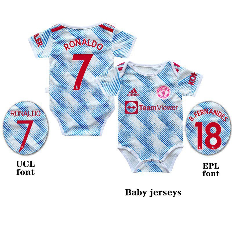 2021-22 season new Manchester United Away baby Siamese football jersey ...