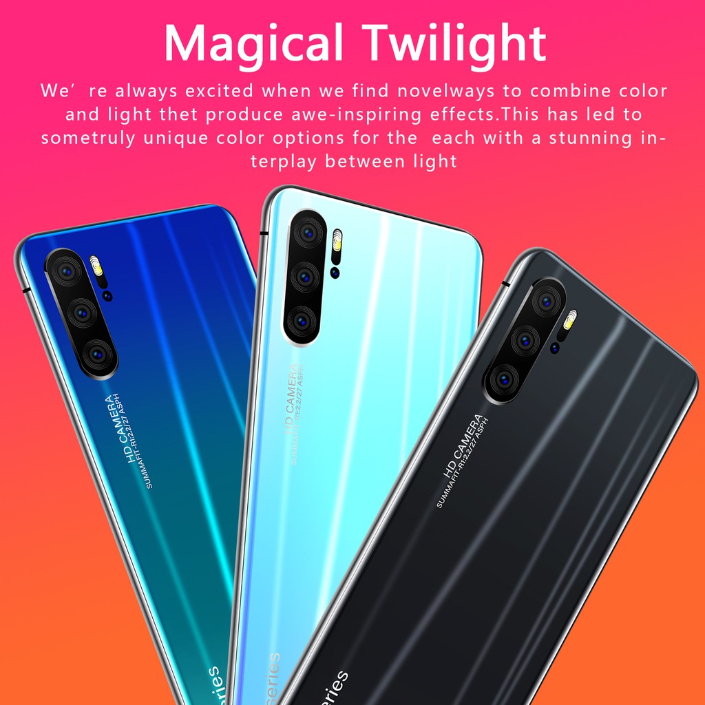 P31 PRO 6.1 นิ้ว HD hd หน้าจอเต็มหน้าจอจดจำใบหน้า （จดจำลายนิ้วมือ+การ ...