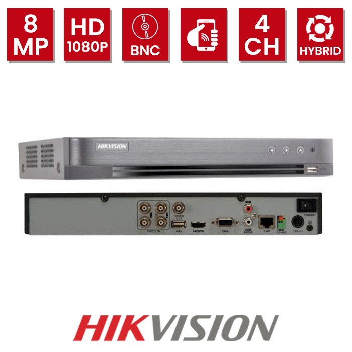 กล่องบันทึก HIKVISION DS- 7204 HTHI-K1 (8MP) DVR | Shopee Thailand