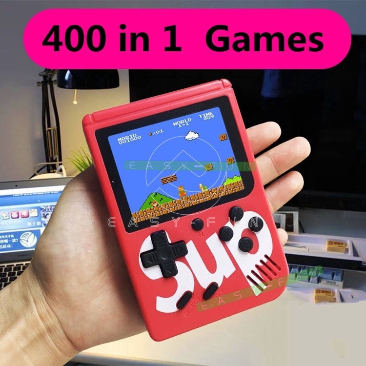 พร้อมส่ง เกมกด เกมส์บอย จอสี 400 เกม in 1 Suprem Game Player 400 ...