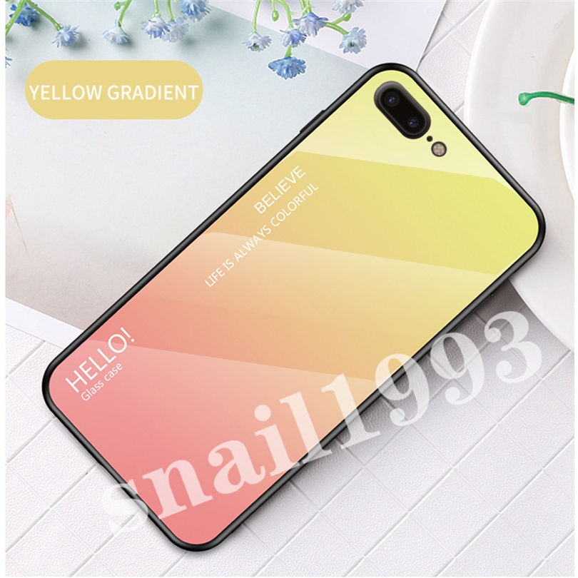 Fashion Gradient Glass Personality Hard Phone Case Huawei Nova5 Nova4 ...