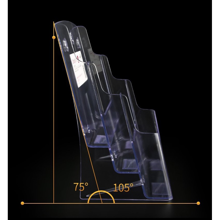 [new][Shop Malaysia] Acrylic Display Stand A4 A5 A6 Brochure Paper Menu ...