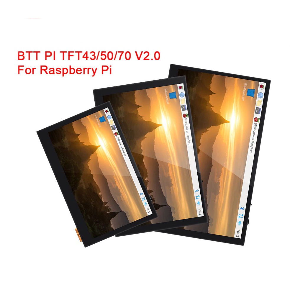 BIGTREETECH BTT PITFT50 TFT43 TFT70 V2.0 Touch Screen DSI Display Octoprint Raspberry Pi 3 3B ...