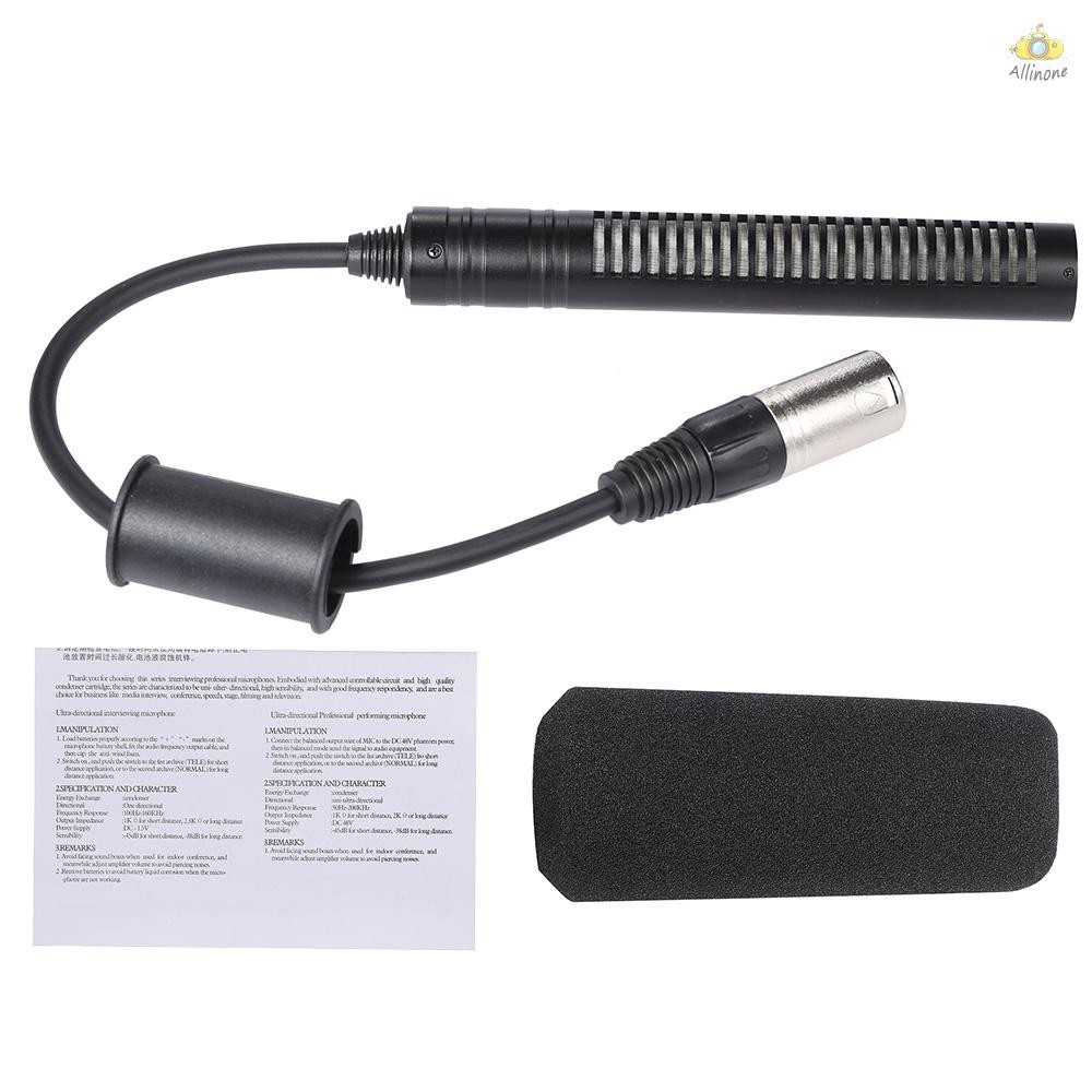Video Recording Interview Photography Stereo Condenser Unidirectional ...