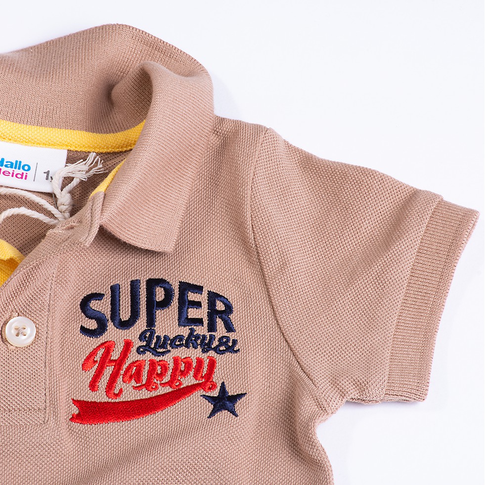 เสื้อโปโลเด็ก Hallo Heidi ฮัลโหล ไฮดี้ ผ้าคอตตอน 100% งานเกรดพรีเมี่ยม ...