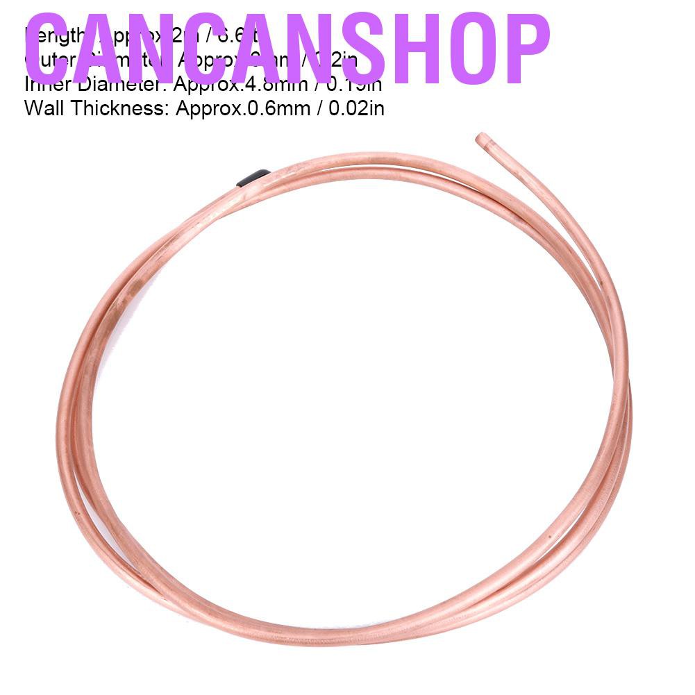 Canca ท่อทองแดง 2 ม . C1100 T2 สําหรับเครื่องปรับอากาศตู้เย็น Od 6 มม . Id 4 . 8 มม ...