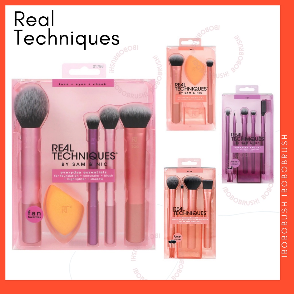 เซตแปรงแต่งหน้า Real Techniques set - ibobobrush - ThaiPick