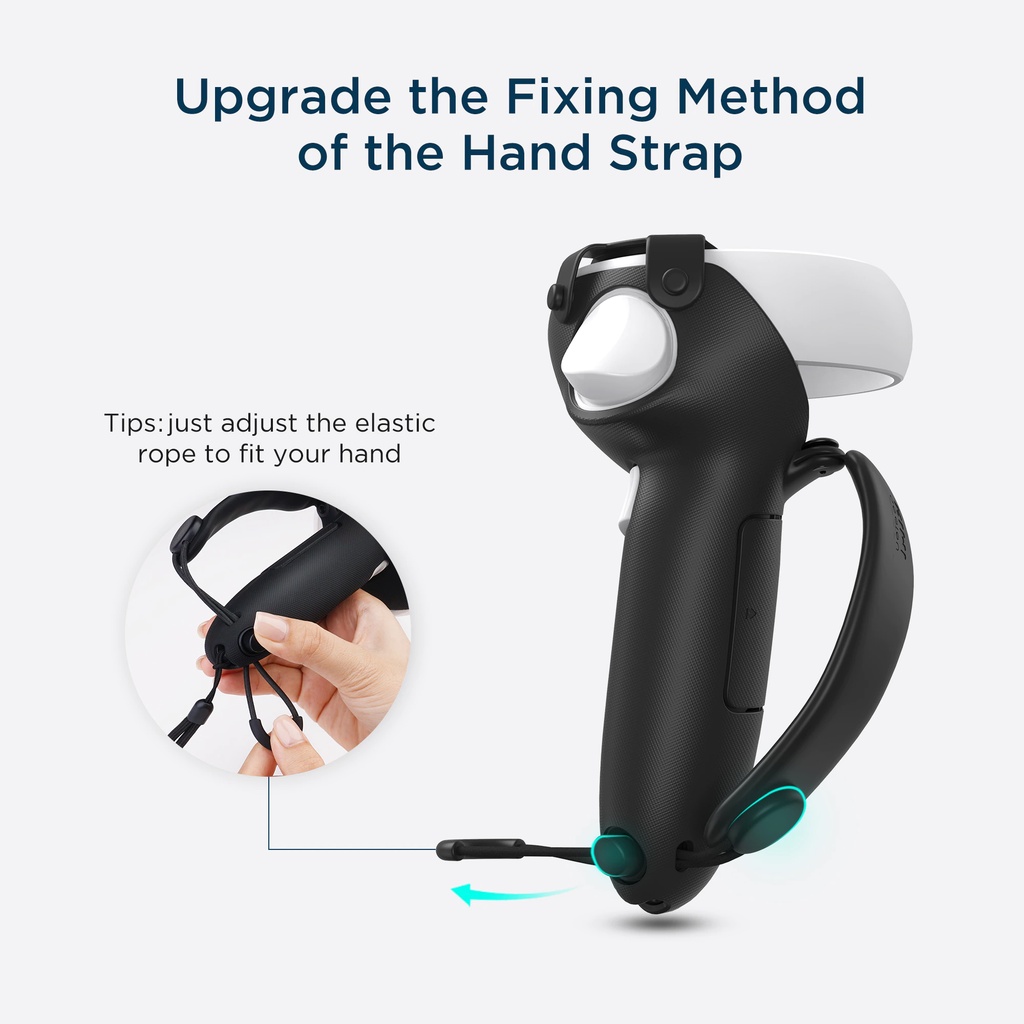 พร้อมส่งPro KIWI Design Top Knuckle Strap BatteryRing Cover Quest 2 แฮ ...