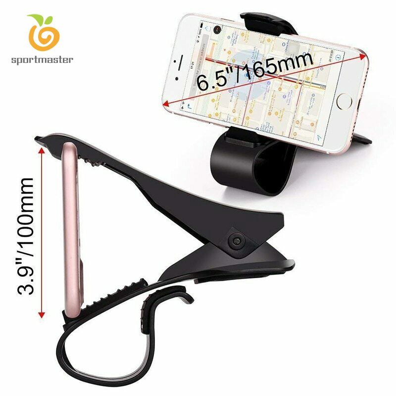 Universal Car Phone Holder Clip Anti Skid HUD Design Dashboard ...