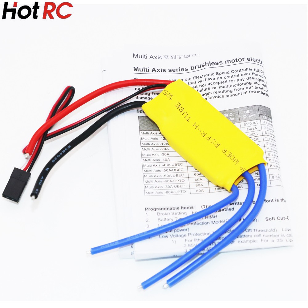 มอเตอร์ควบคุมความเร็ว rc bec 30a esc brushless - g6pcbm5o2p - ThaiPick