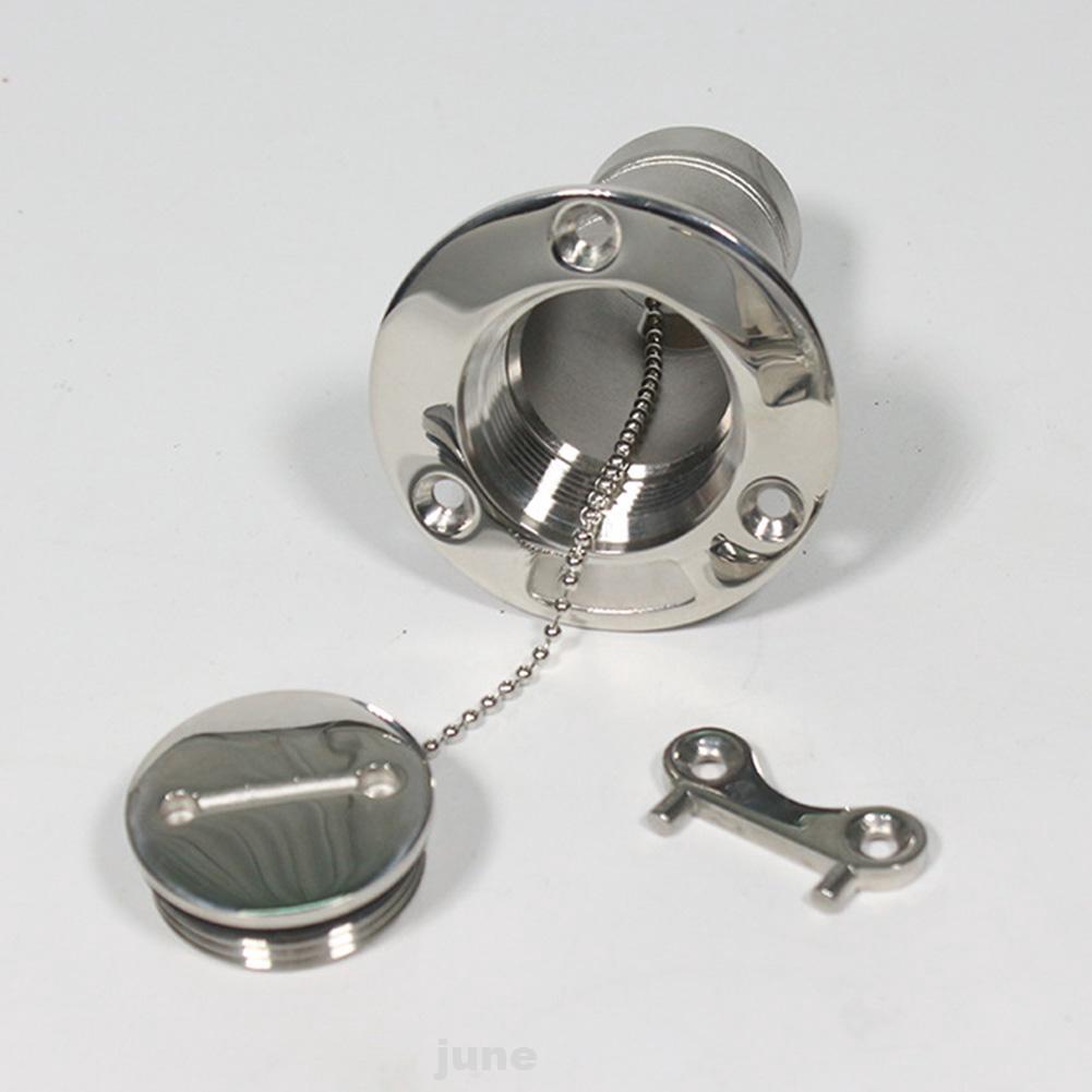38mm Stainless Steel Boat Deck Fuel Tank Polished With Cap Gas Marine ...