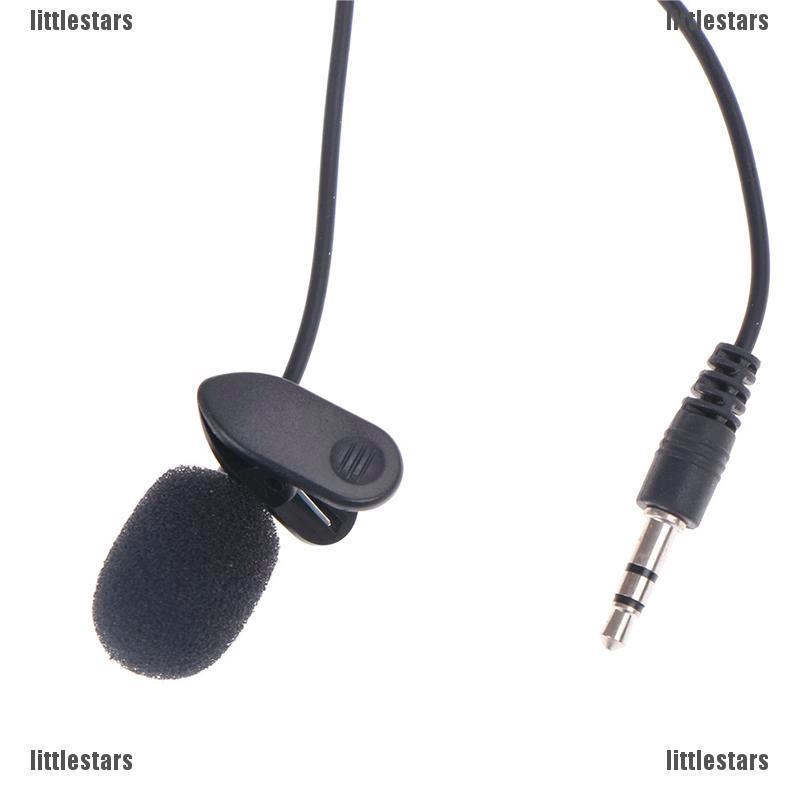 LUV 3.5mm Mini Studio Speech Mic Microphone Clip for PC Desktop ...