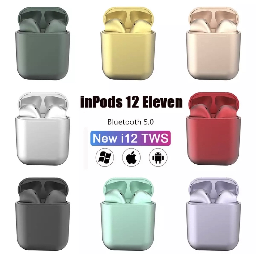 หูฟังไร้สายบลูทูธ INPODS 12 TWS Bluetooth 5.0 เปิดและเชื่อมต่ออัตโนมัติ ...