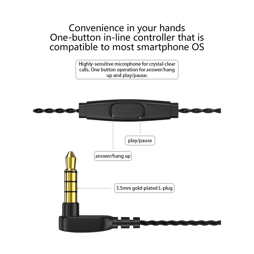 BLON BL05 BL-05 2nd Generation 10mm CNT Diaphragm HiFi In-ear Earphone with 0.78mm 2Pin ...