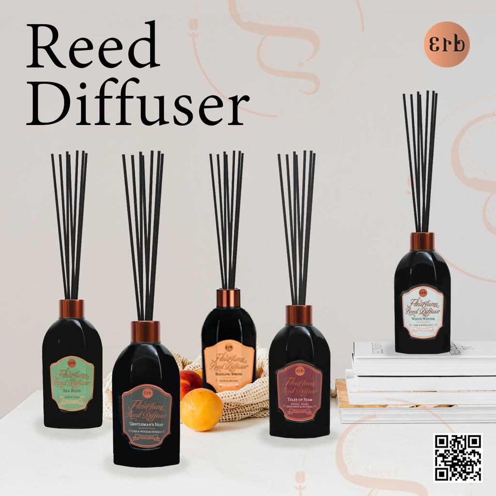 แท้ ERB - Reed Diffuser 100 ml. รุ่นใหม่ก้านสีดำ - ppiddisme - ThaiPick