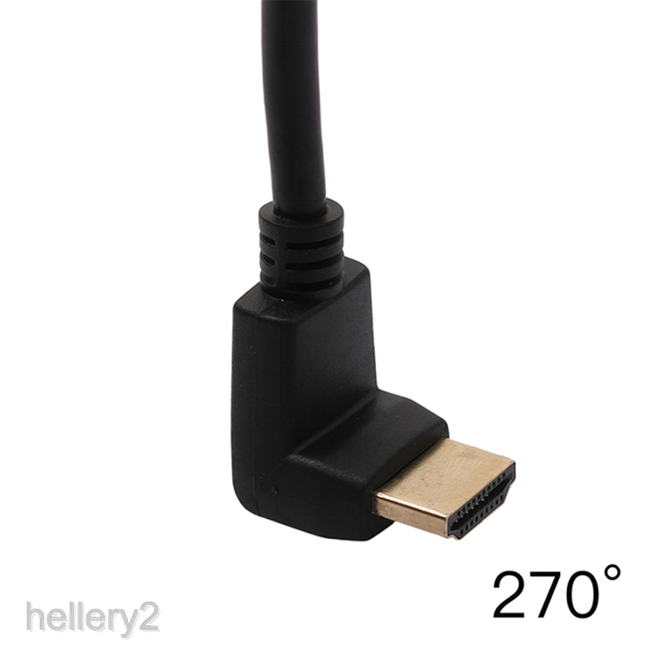 High Speed HDMI 90 Degree Male to Female Cable Adapter Extender ...