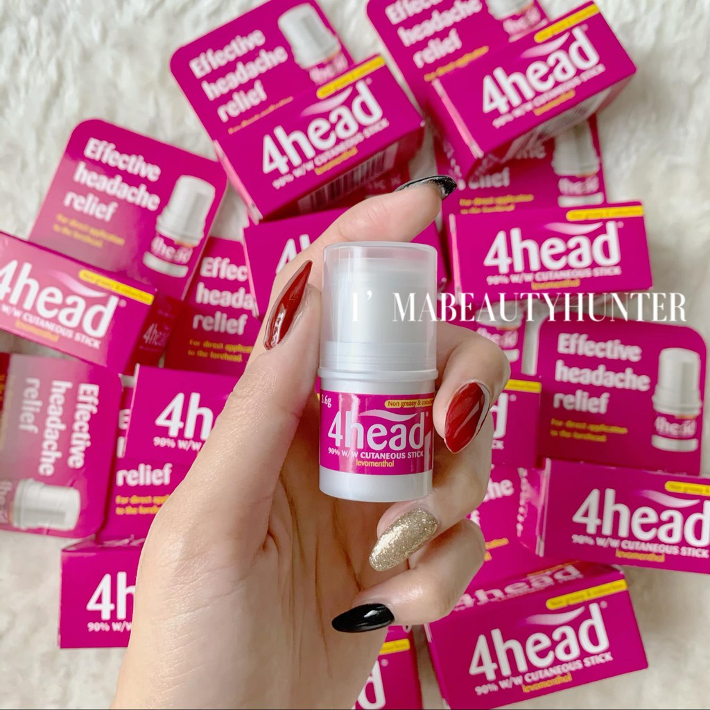 4head พร้อมส่ง บาล์มบรรเทาอาการไมเกรน จากประเทศอังกฤษ | Shopee Thailand