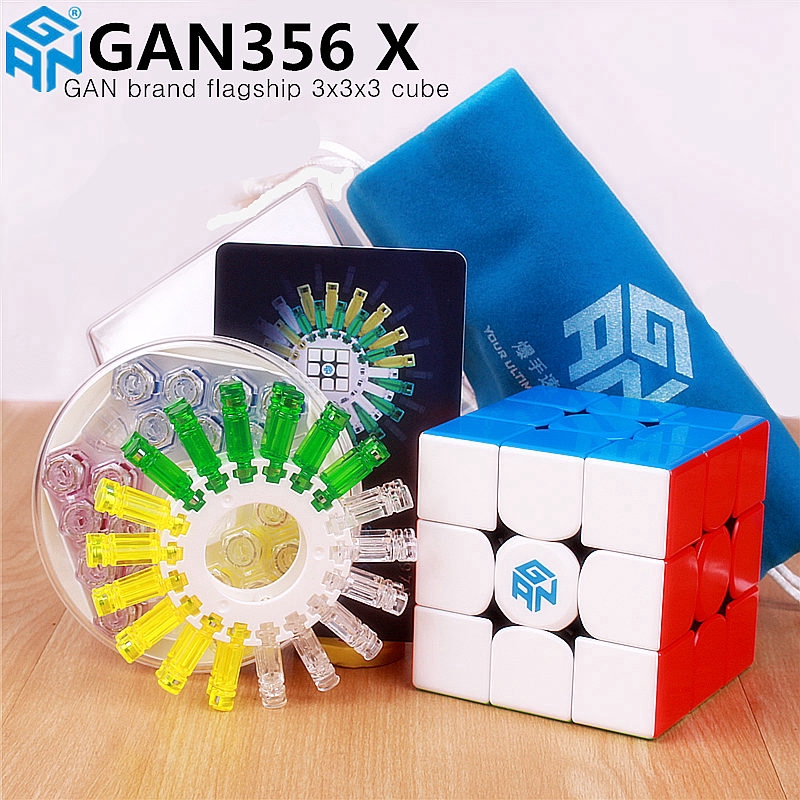 GAN356 X Magnetic Speed Rubik's Cube Professional Gan356X IPG V5 Puzzle ...