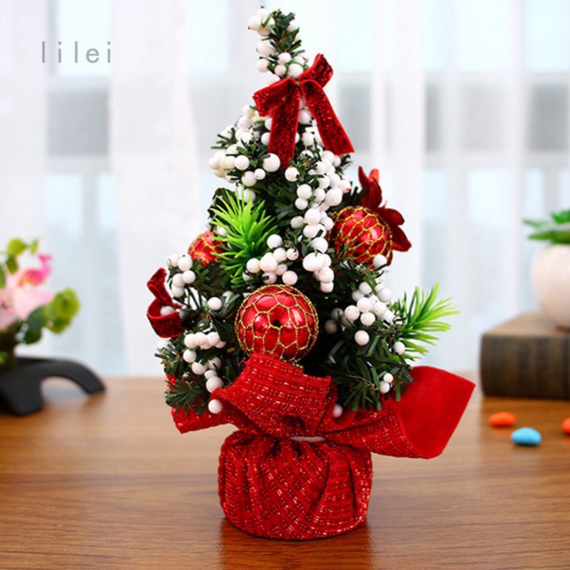 Lilei ต้นคริสต์มาสขนาดเล็ก 20 ซม. สําหรับตกแต่งบ้าน - lilei.th - ThaiPick