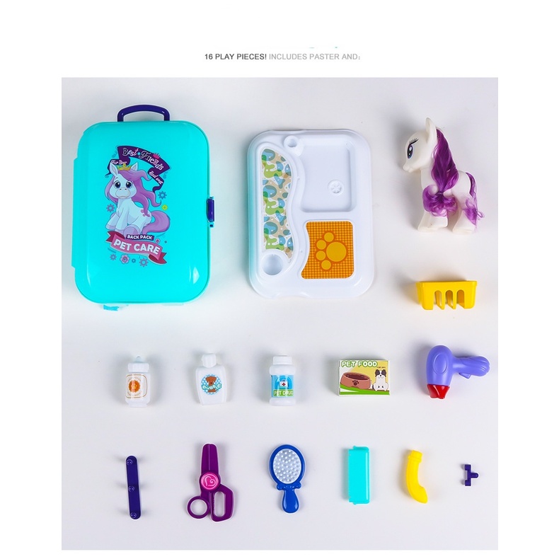 New Pet Simulation Storage Box Puzzle Childrens Suitcase Play House Toy ...