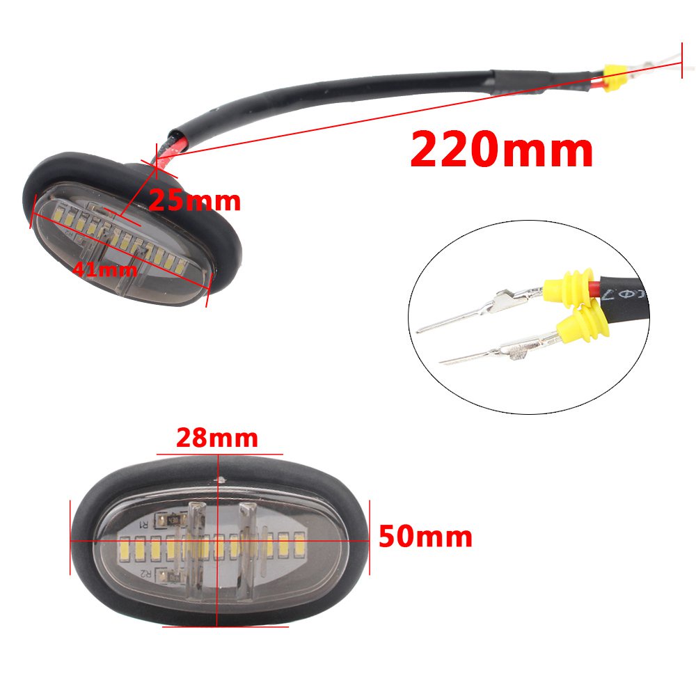 12V Car Front Grille Decorative Lamps DRL Lights LED Day Running Wheel ...