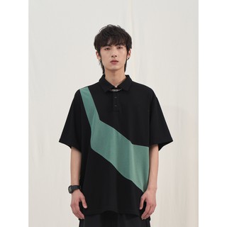 ร้อนPCLP(PERCLIPS) สีสะกดแขนสั้นPOLOเสื้อ แบรนด์น้ำแห่งชาติฤดูร้อนหลวม ...