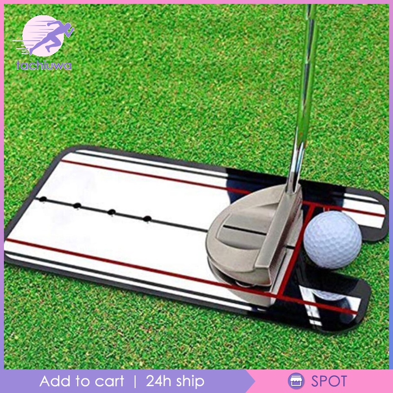 [tachiuwaMY] Golf Putting Alignment Mirror Swing Training Aids Practice ...