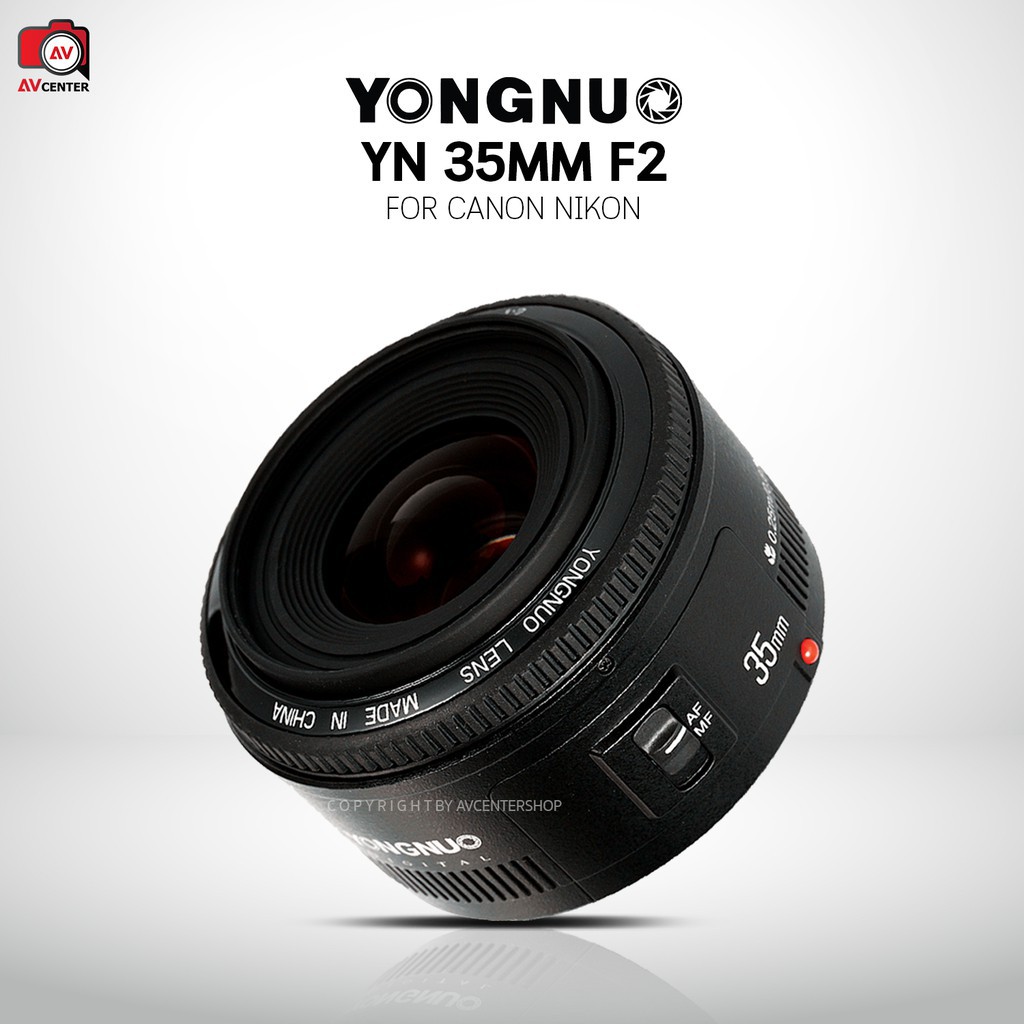 YONGNUO เลนส์ YN35 F2 for canon-Nikon. (รับประกัน by AVcentershop 1 ปี ...