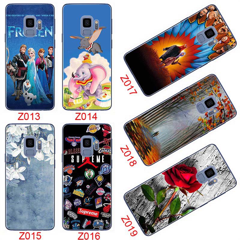 Soft silicone Colorful Cartoon Pattern case painted print soft TPU ...