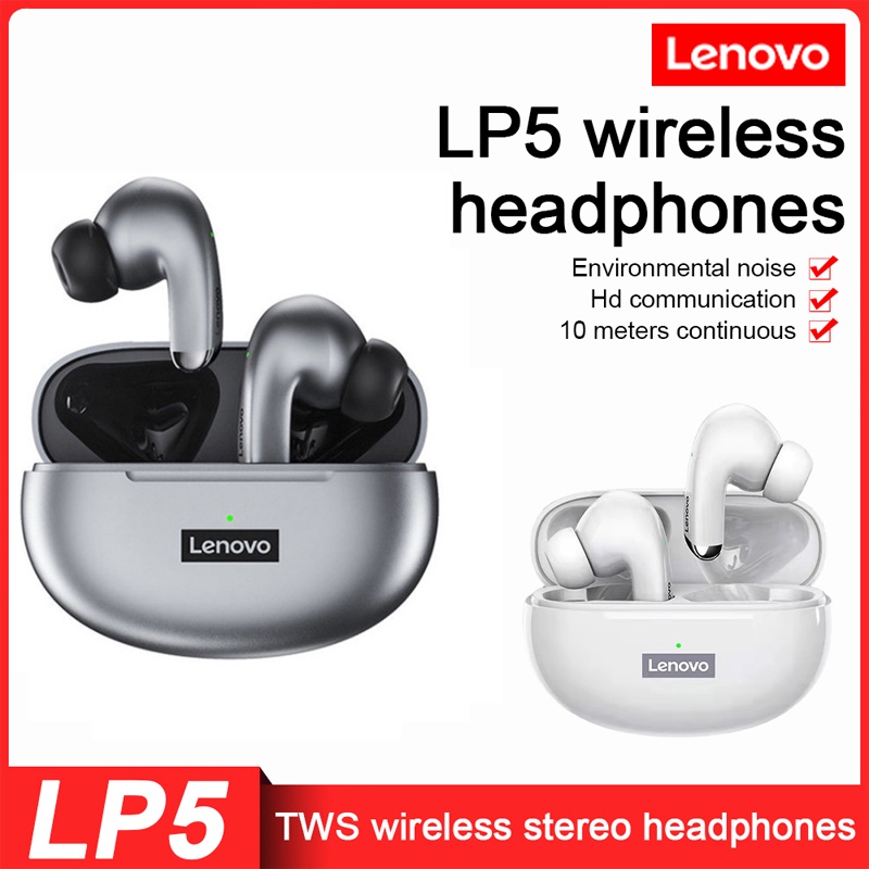 Lenovo LP5 TWS Bluetooth Earphone 9D Stereo HiFi Sports Waterproof ...