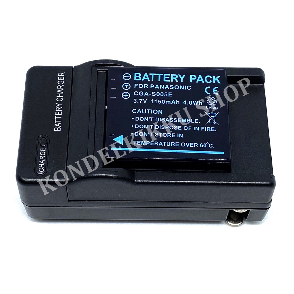 S005 S005E S005A DMW-BCC12 Battery and Charger For Panasonic FS1FS2 ...