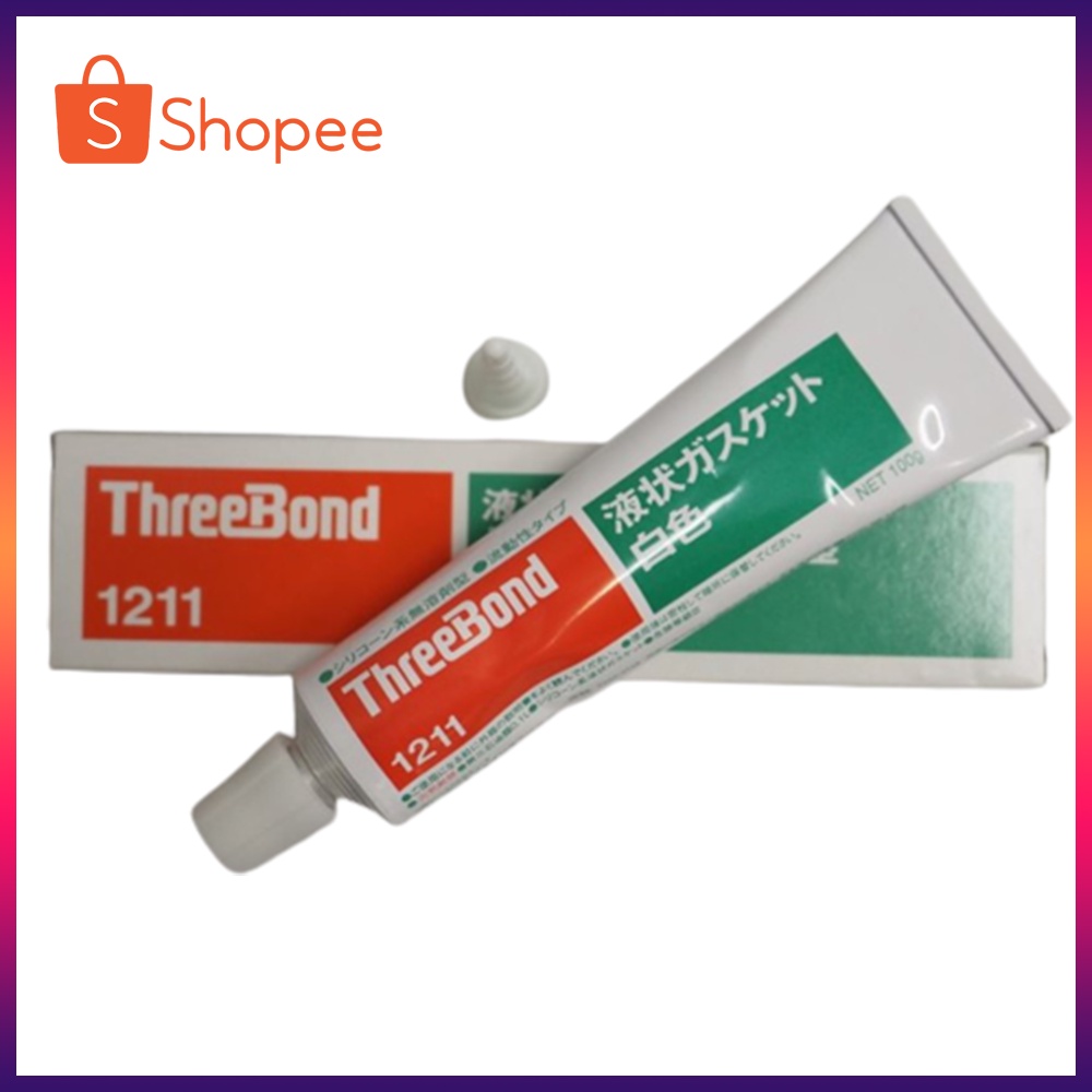 THREEBOND 1211 กาวปะเก็น กาวทาปะเก็น กาวประเก็น กาวทาประเก็น THREEBOND 1211 ขนาด 100G เนื้อกาวสี ...