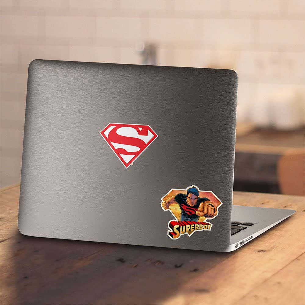 S017.VII New DC Comics Superboy Superman Logo T Shirt & Stickers เสื้อ ...