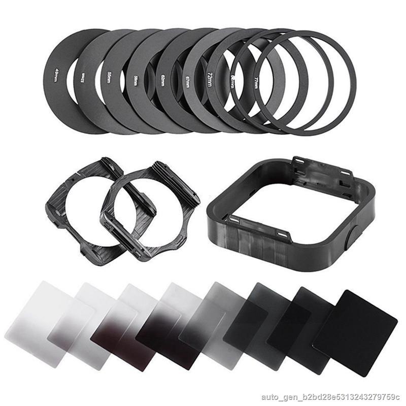 Camera Filtro Gradient Neutral Density Gradual ND Square Resin Filters ...
