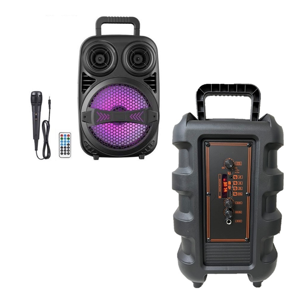 SP-8001ลำโพงบลูทูธ 8นิ้ว 30วัตต์ 1800แอมป์ สามารถปรับไมค์ได้ ปรับEchoได้เหมาะกับการร้องเพลง แถม ...