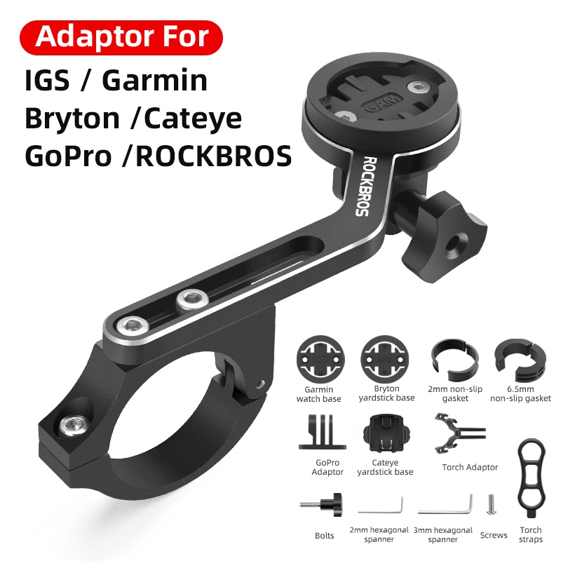 Rockbros ขาตั้งไฟจักรยาน แบบอลูมิเนียมอัลลอยด์ IGS Garmin Bryton Cateye ...