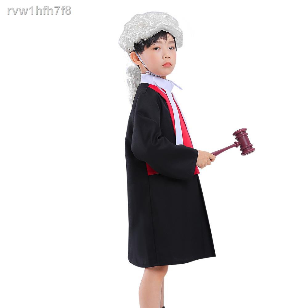 Halloween Children s Judge Costumes Cosplay Lawyer Professional ...