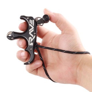 TruBall Rave 3 Finger Thumb Release Aids Archery With Lanyard For ...