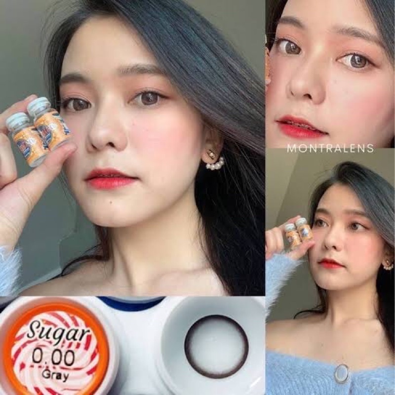 Sugar gray สีเทาตัดขอบธรรมชาติน้า - cute_contactlens - ThaiPick