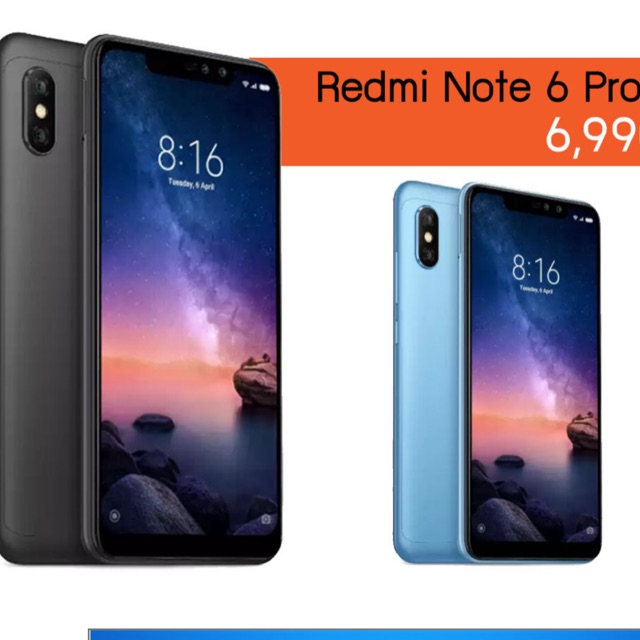 Mi Note6 Pro(ram4 rom64) | Shopee Thailand