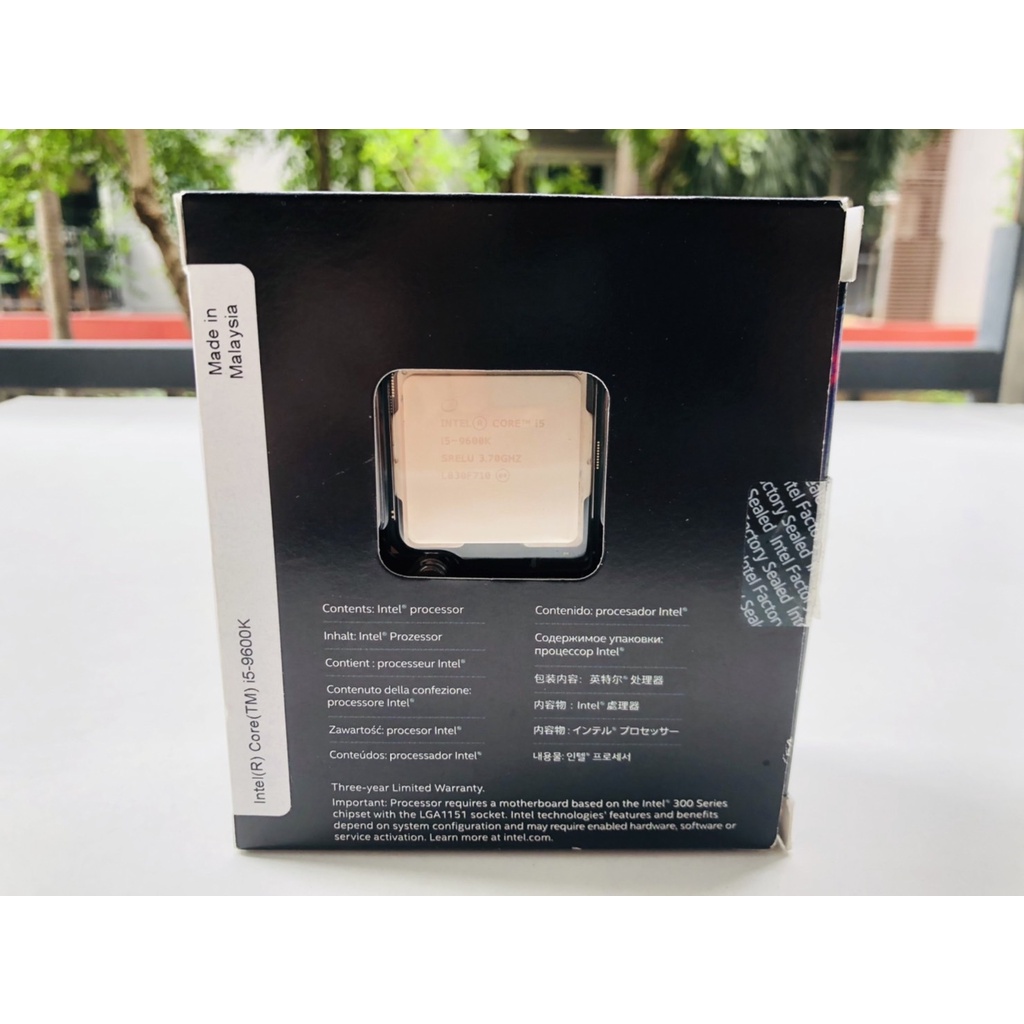 CPU Intel Core I5 9600K Unlock OC 6C6T LGA1151v2 มีประกัน พร้อมส่ง - mmdecil3el - ThaiPick