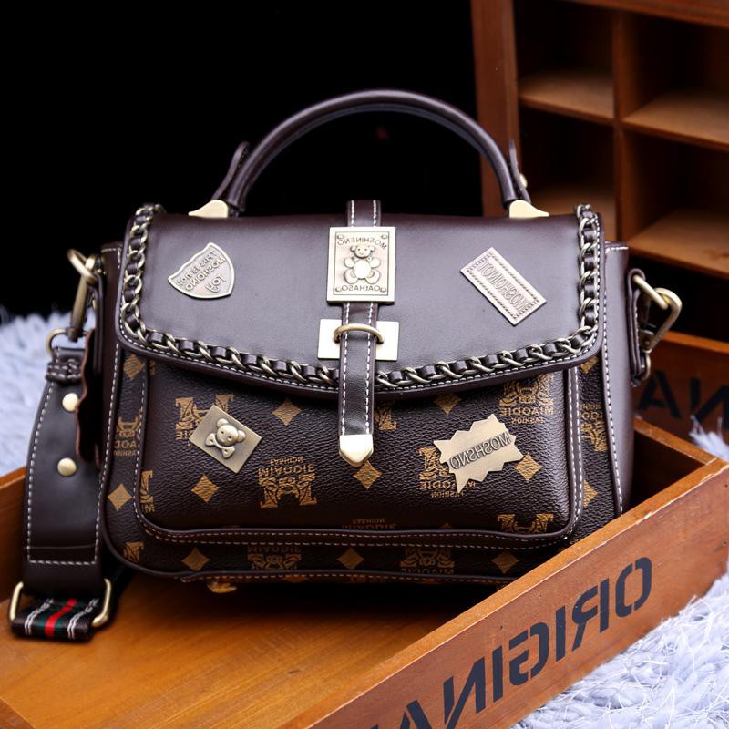 European station small ck leather handbags 2020 new fashion wide ...