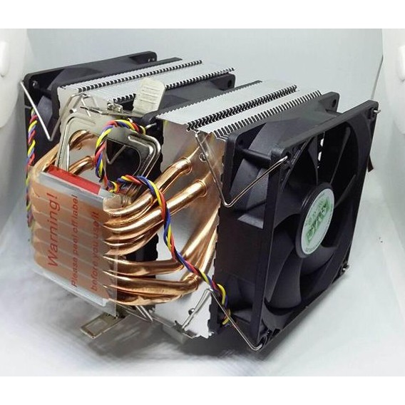 AVC cpu cooler 6 ฮีทไปท์ cpu cooler ใส่ได้ INTEL AND AMD - mr.pook2517 ...