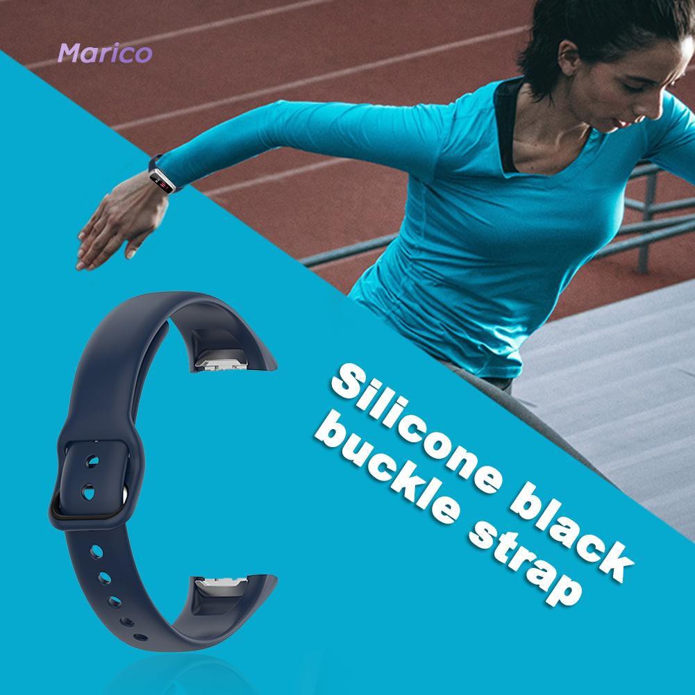 สายนาฬิกาข้อมือซิลิโคนป้องกันน้ําสําหรับ Samsung Galaxy Fit Sm-R370 ...