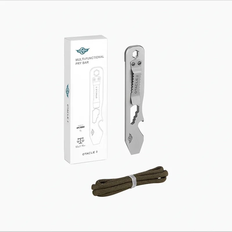 Olight OKNIFE Otacle 2 Grey Versatile Titanium Tool with Copper Inlay 8in1 - chp_power - ThaiPick