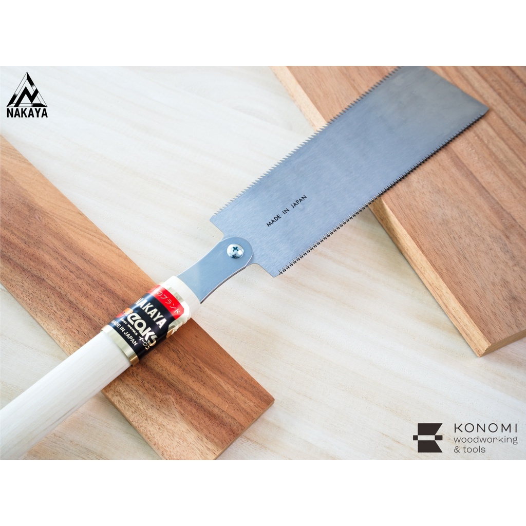 Nakaya Dozuki Saw Extra Fine Cross Rip cut Japanese 210mm เลื่อยมือ เลื่อยไม้ เลื่อยญี่ปุ่น ...